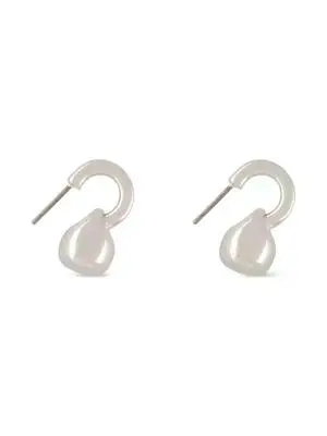 SUSAN CAPLAN 1980s Drop Earrings - Silver