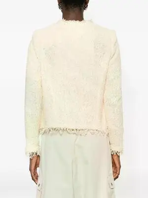 IRO PARIS Shavani Frayed Jacket - Neutrals