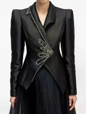 ARAFTU Embellished Double-breasted Blazer