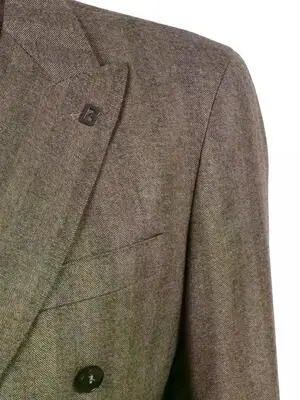 BRERA Herringbone Double-breasted Blazer