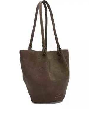 Loulou De Saison Doyle Circular Leather Tote Bag