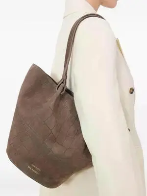 Loulou De Saison Doyle Circular Leather Tote Bag