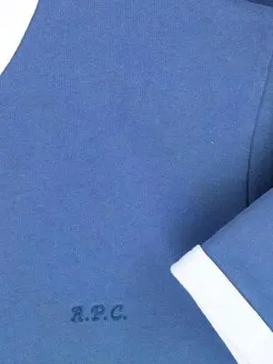 A.p.c. Logo T-shirt - Blue