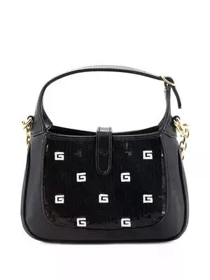 Gucci Jackie 1961 Chain Hobo Sequin Embellished Mini Crossbody Bag