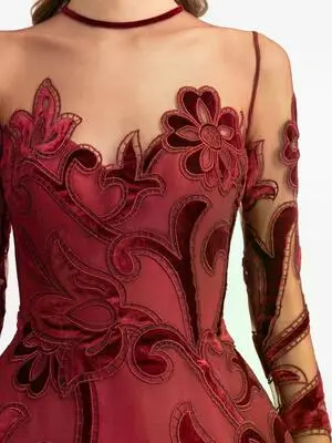 GEMY MAALOUF Embroidered Gown