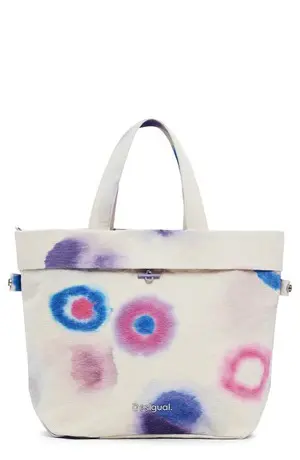 Desigual Printed Canvas Shopper