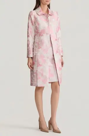 KASPER Floral Long Jacket
