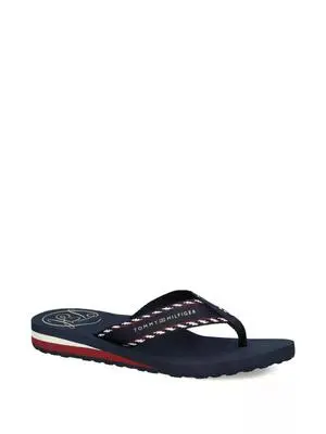 Tommy Hilfiger Patterned-strap Flip-flops