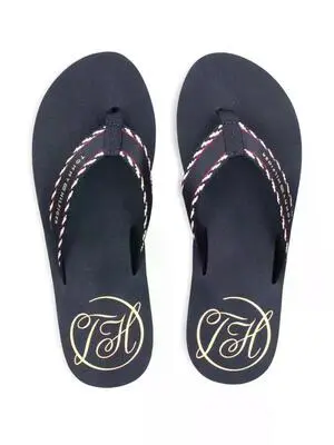 Tommy Hilfiger Patterned-strap Flip-flops
