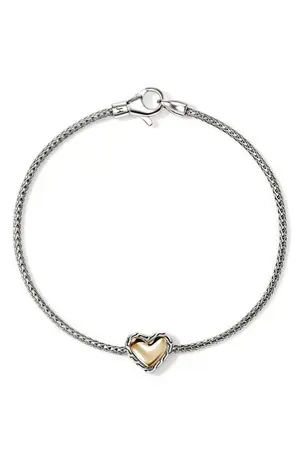 John Hardy Essential Heart Chain Bracelet - Silver