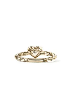 John Hardy Essentials Heart Pavé Ring