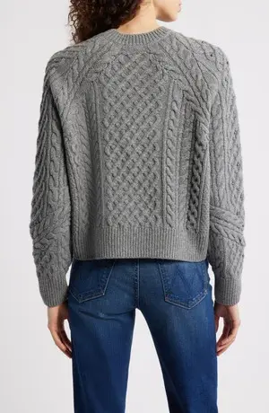 Rag & Bone Liz Beaded Crewneck Wool Sweater