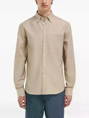 FERRAGAMO Monogram Button-down Shirt