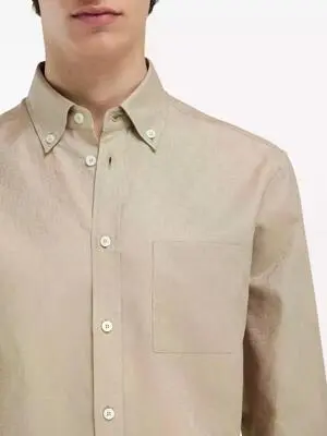 FERRAGAMO Monogram Button-down Shirt