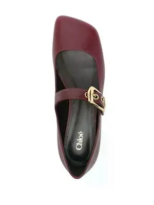 Chloé Polly Ballet Flats - Red