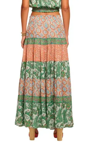 Ramy Brook Printed Maxi Skirt