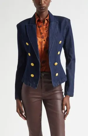 L'Agence Emerson Structure Denim Jacket