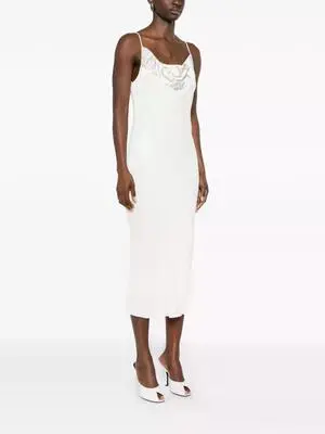 IRO PARIS Ophye Embellishment Slip Midi Dress