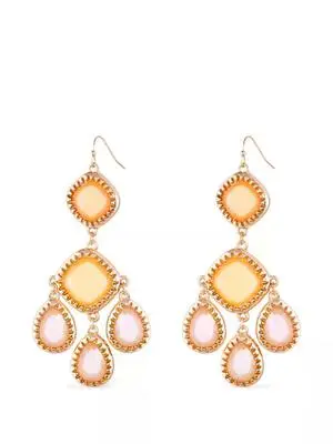 SUSAN CAPLAN 1990s Drop Earrings - Gold