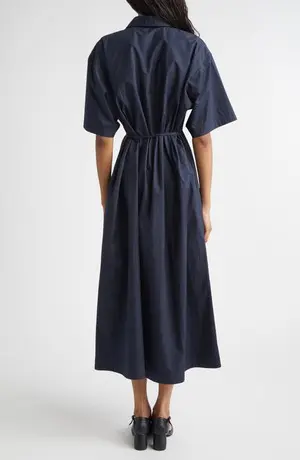 Plan C Oversized Cotton Shirtdress