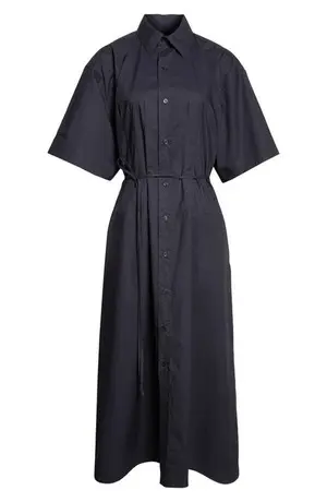 Plan C Oversized Cotton Shirtdress