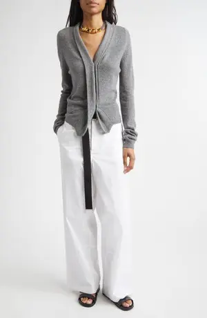 Plan C Shawl Collar Cashmere Cardigan