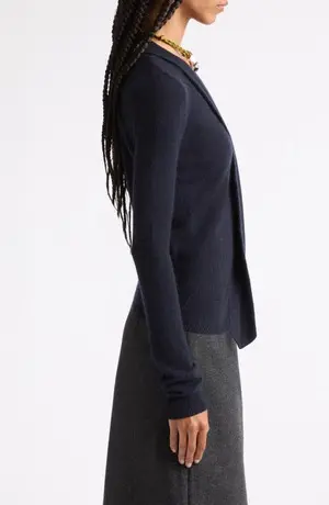 Plan C Shawl Collar Cashmere Cardigan - Navy