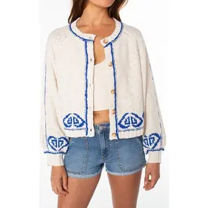Roxy Jovie Cotton Blend Cardigan