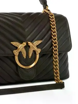 Pinko Love Chevron Tote Bag