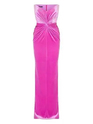 Alex Perry Strapless Twisted Gown