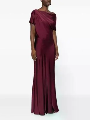 Ralph Lauren Draped Maxi Dress