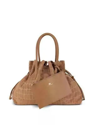 Elisabetta Franchi Crocodile-print Tote Bag