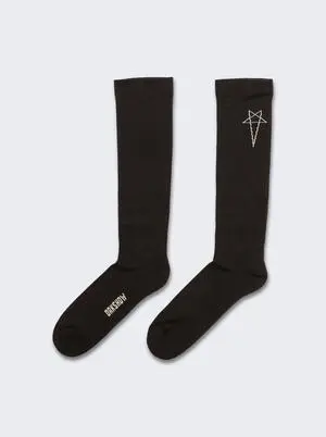 Rick Owens Logo Socks For Men