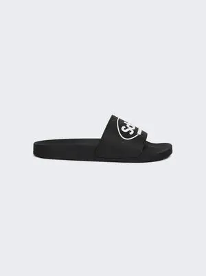 Balenciaga X Scholl Pool Slides - Black