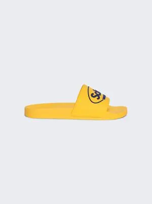 Balenciaga X Scholl Pool Slides - Yellow