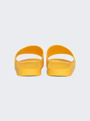 Balenciaga Pool Slide Sandals - Yellow
