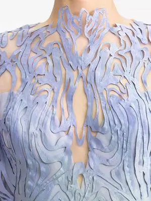 GEMY MAALOUF Structured Half-sleeves Dress