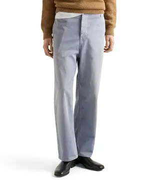 Prada Washed Gabardine Classic Fit Pants