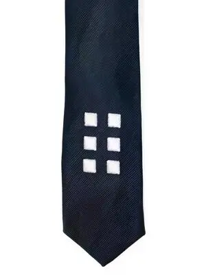 ROMEO HUNTE Blocks-embroidered Tie