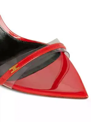 Elisabetta Franchi Stiletto Leather Sandals