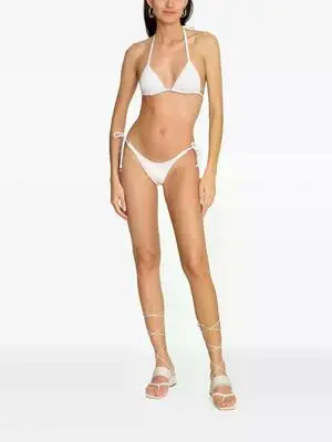 AMIR SLAMA Textured Tie Bikini
