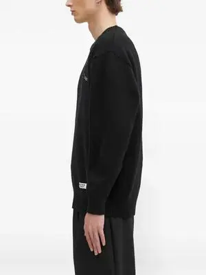 WACKO MARIA Logo Embroidered Crew Neck Sweater