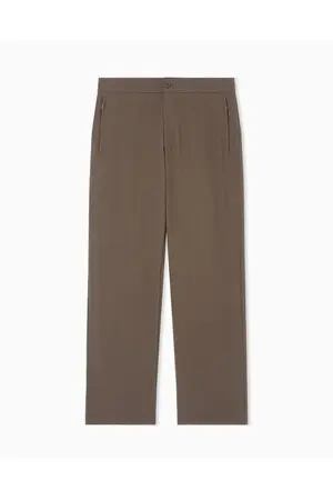 Emporio Armani Men Textured Pants For Men