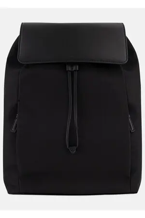 Vince Drayton Nylon Flap Backpack - Black