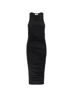 Elisabetta Franchi Lightweight Jersey Logo Midi Dress