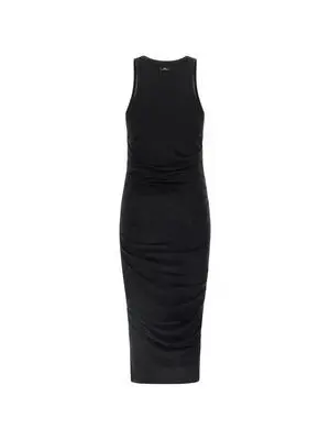 Elisabetta Franchi Lightweight Jersey Logo Midi Dress