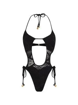 AMIR SLAMA Cut-out Tie Swimsuit