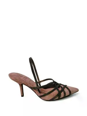 Brunello Cucinelli Embellished Stiletto-heel Pumps