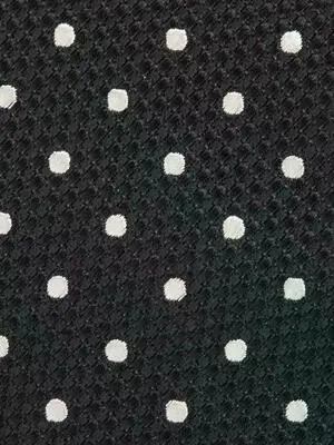 TOM FORD Polka-dot Silk Neck Tie - Black