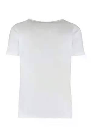 Max Mara Crew-neck T-shirt - Neutrals